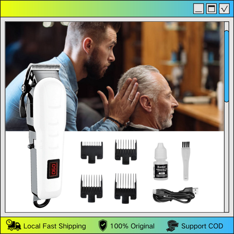 Professional Hair Clipper Adjustable Hair Trimmer For Men Eelectric ...
