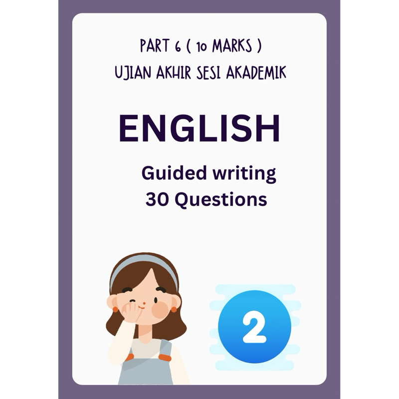 Pdf UASA ENGLISH Guided writing 30 Questions | Shopee Malaysia