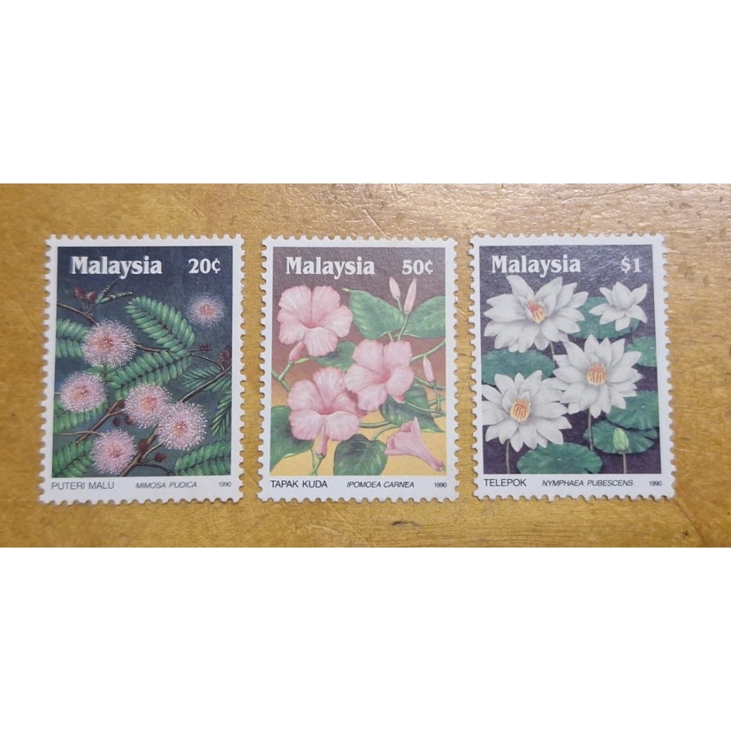 New Stamp Mint Setem Baru Malaysia Wildflowers 1990 Wild Flower Plant ...