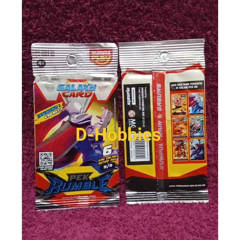 Boboiboy Galaxy Card Pek Rumble 9/9 (A Retakka) | Shopee Malaysia