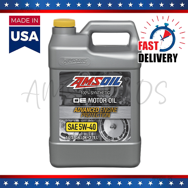 AMSOIL OE 5W40 100% SYNTHETIC MOTOR OIL 1G | Shopee Malaysia