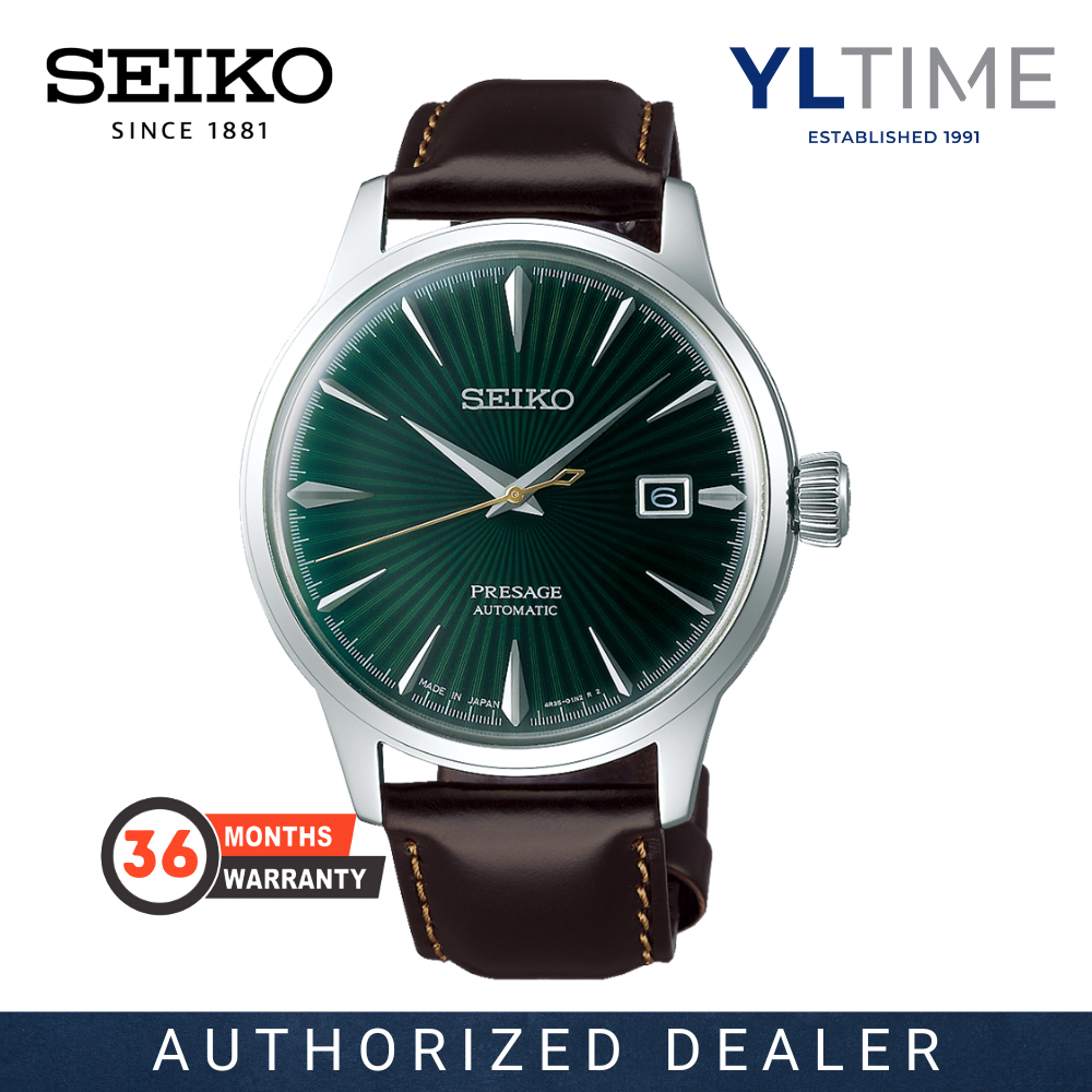 Seiko Presage SRPD37J1 Cocktail Time ‘Mockingbird’ Automatic Watch (100 ...