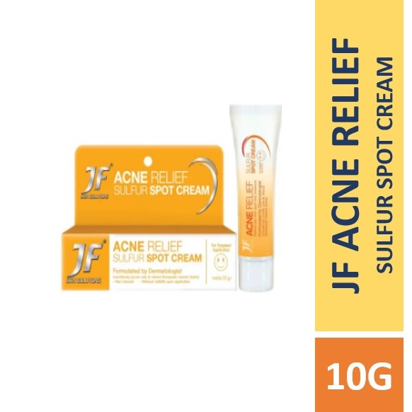 JF ACNE RELIEF SULFUR SPOT CREAM 10G | Shopee Malaysia