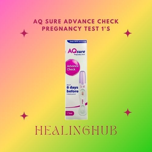 AQ SURE ADVANCE CHECK PREGNANCY TEST 1'S (6 DAY BEFORE MISSED PERIOD ...