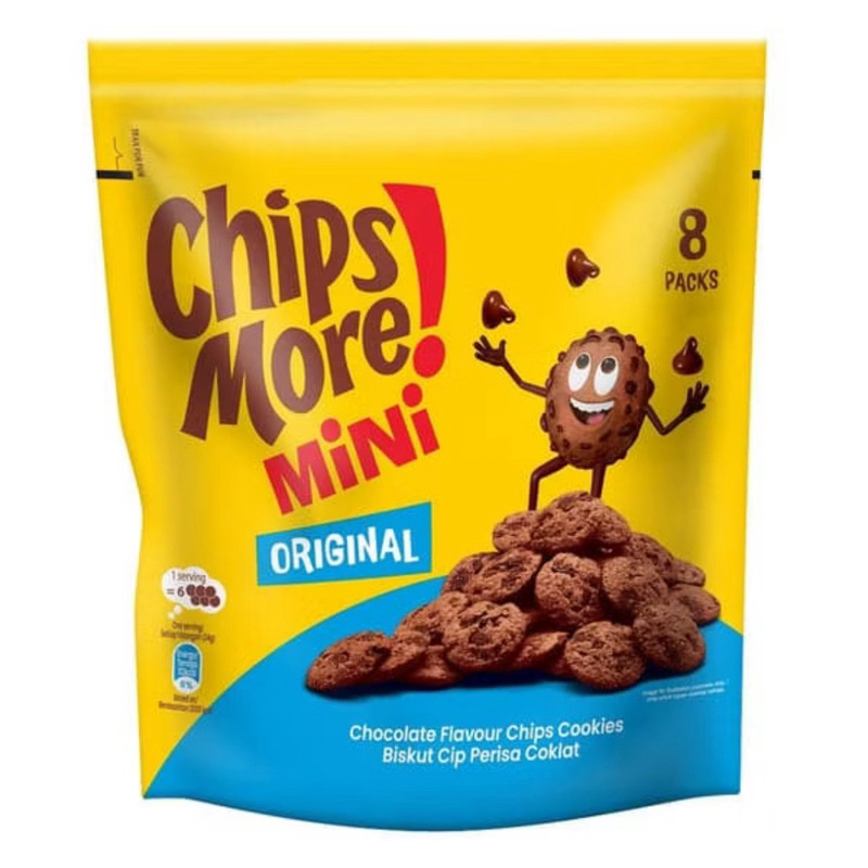 CHIPSMORE ORIGINAL Mini Cookies Handy Pack 24gm x 8pcs | Shopee Malaysia