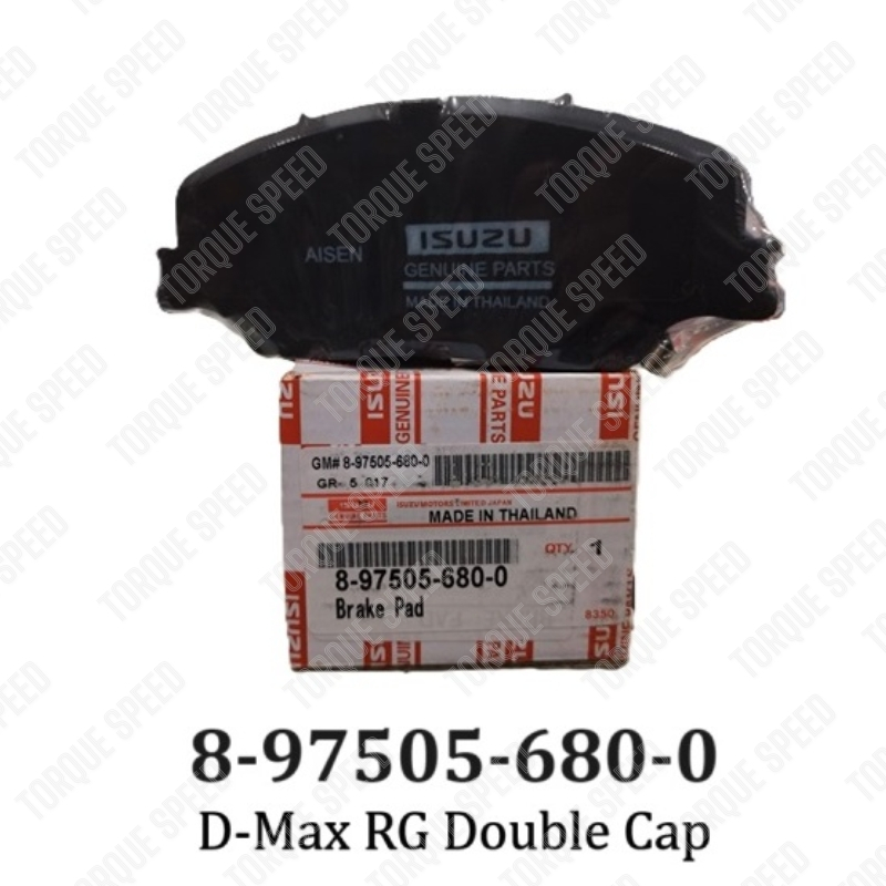 Isuzu D-Max Disc Brake Pad Front 8-97505-680-0 DMax RG Double Cap ...