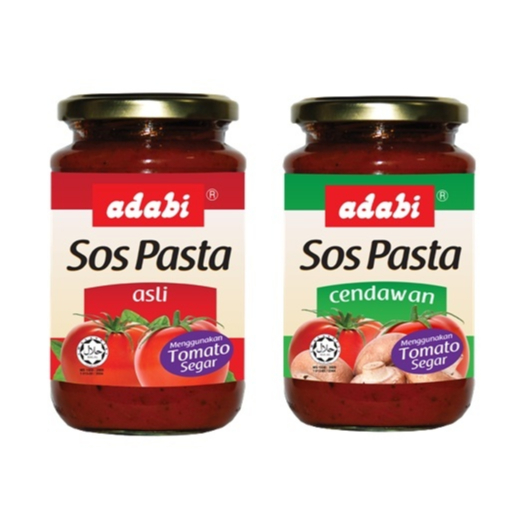 Adabi Sos Pasta Asli / Adabi Sos Pasta Cendawan 350G [HALAL] Authentic ...