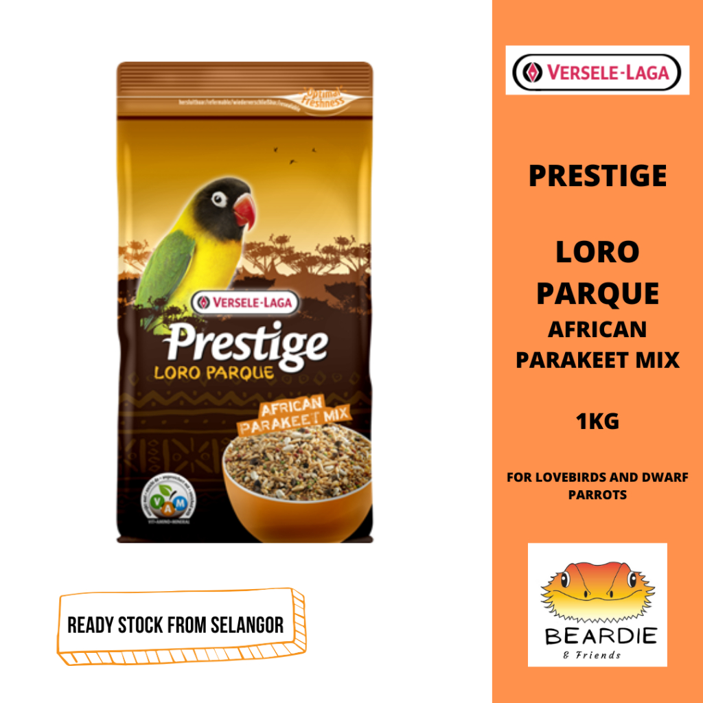 VERSELE-LAGA PRESTIGE AFRICAN PARAKEET MIX BIRD FOOD 1KG LOVEBIRDS ...