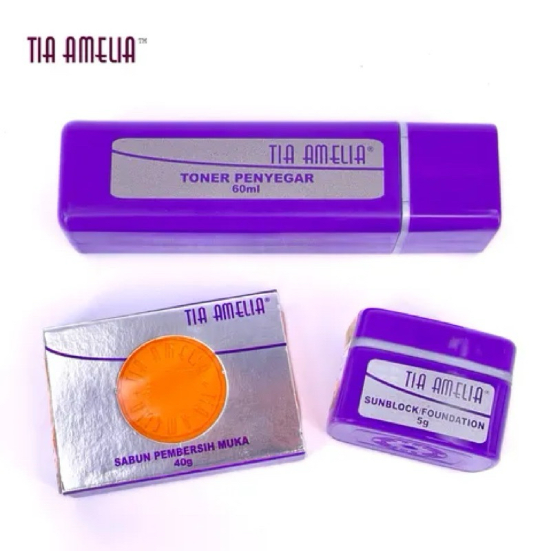 TIA AMELIA SABUN / TONER /SUNBLOCK | Shopee Malaysia
