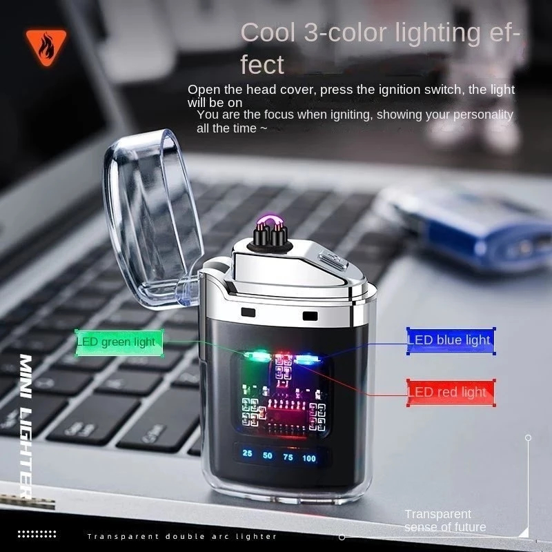 Rechargeable Lighter, Arc Lighter , Windproof Visible Lightweight ...