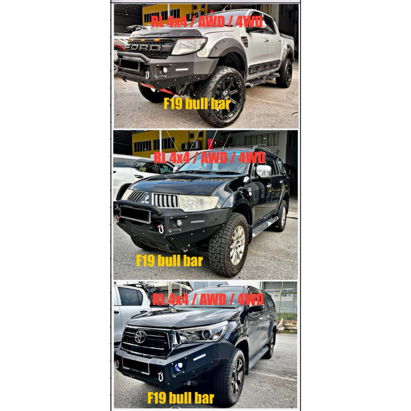 EAGLE F19 front bumper bull bar dmax fortuner pajero triton hilux vigo ...