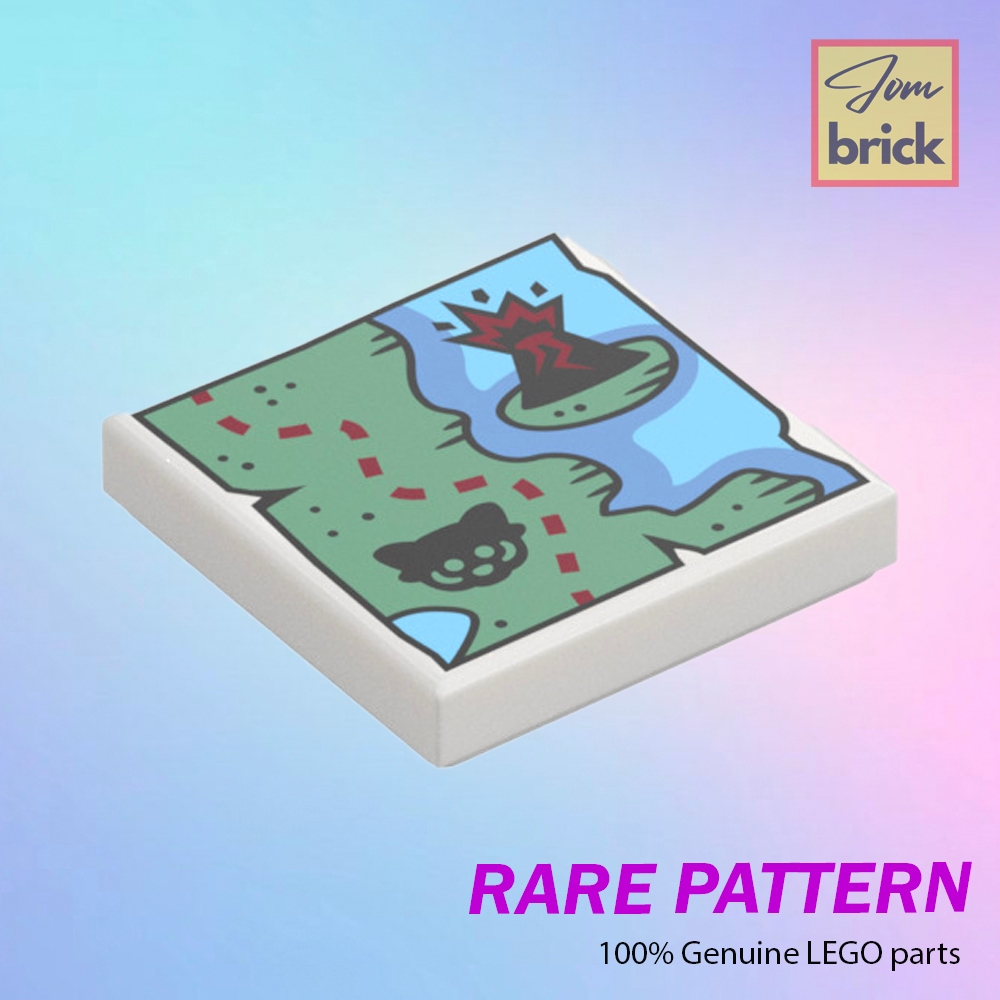 Original LEGO® Parts (Tile Decorated) 108374 – 6484757 Tile 2x2 with ...