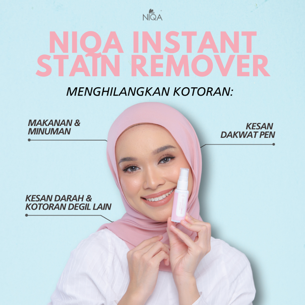 (Niqa HQ) [READY STOCK] 🧴 INSTANT STAIN REMOVER NIQA | 30ML ...