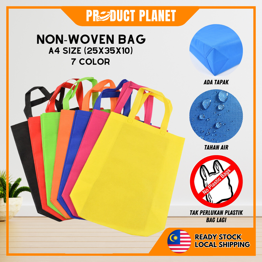 A4 Size / Non Woven Bag Paling Murah Shopping Bag Recycle Bag Goodies ...
