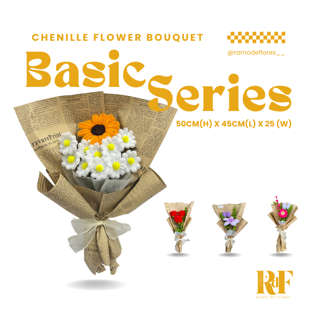 Chenille Flower Bouquet for Anniversary Valentine Gift Birthday ...