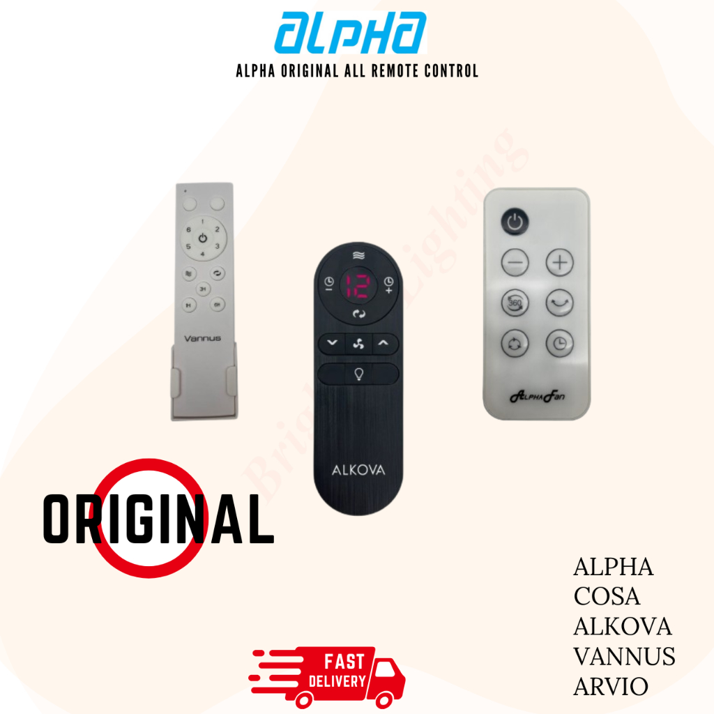 ALPHA Remote Control ARVIO/ALKOVA REMOTE ONLY | Shopee Malaysia