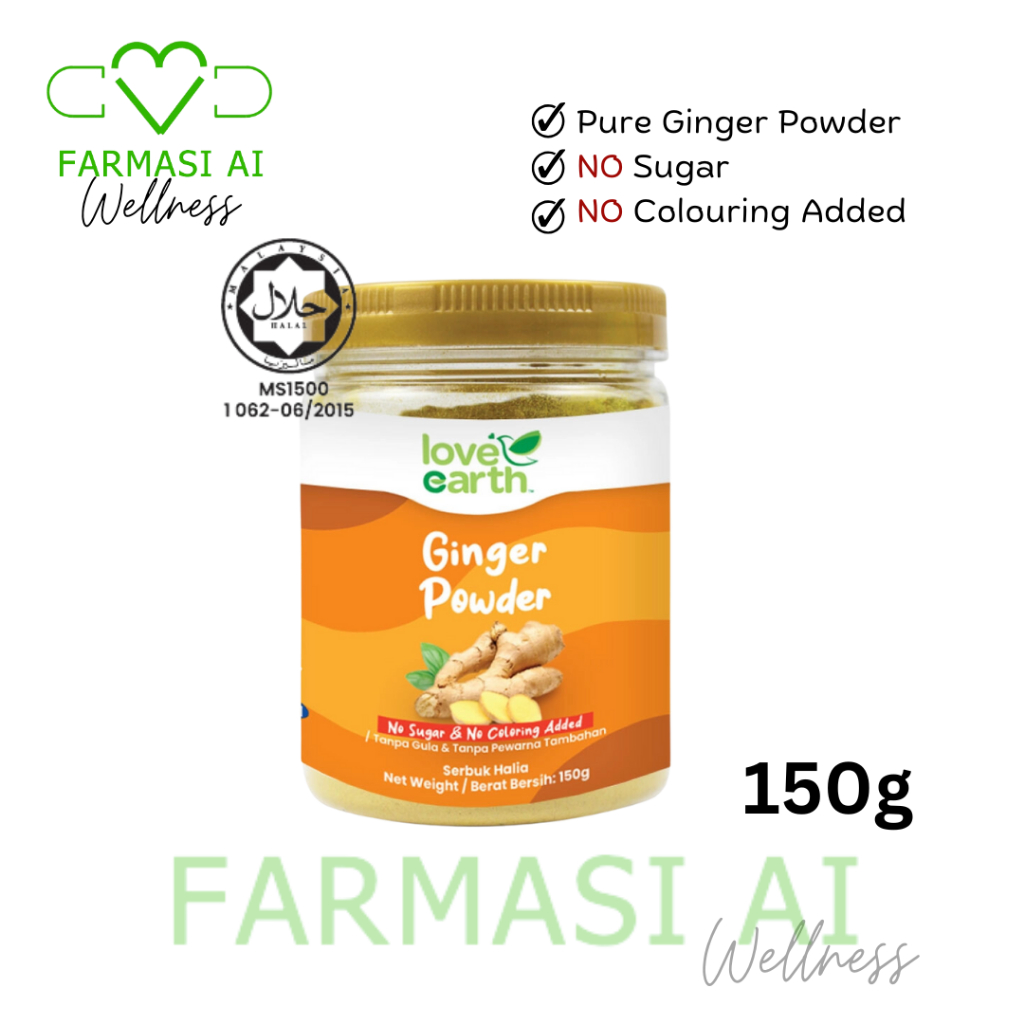 Love Earth Ginger Powder 150g (Exp Date: 12/2026) | Shopee Malaysia