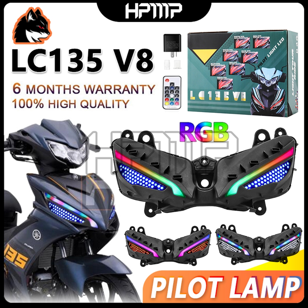 LC135 FI V8 LC V8 RGB Mata Gaban Signal Pilot Lamp Lampu Dada LED Lamp Signal Lamp Mobile Phone ...