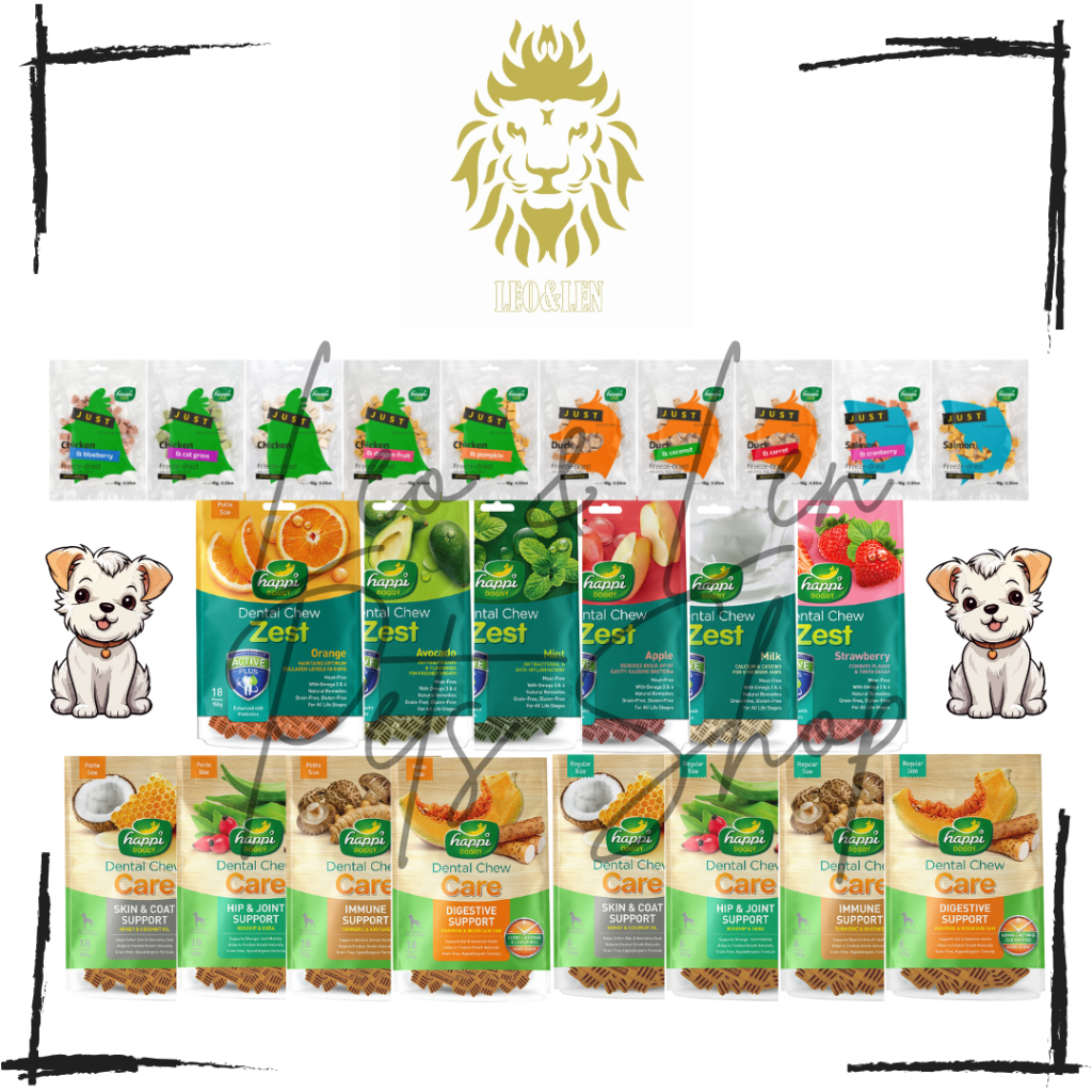 Happi Doggy / Skippi Functional Dental Chew Zest Soft Chew / Care Hard ...