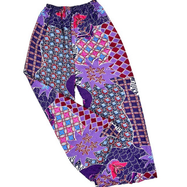 Seluar Batik Pants Budak Perempuan Cotton Selesa Fully Getah | Shopee ...