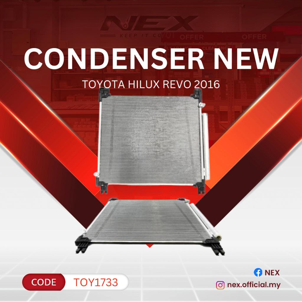 CONDENSER NEW TOYOTA HILUX REVO 2016-2021 | Shopee Malaysia
