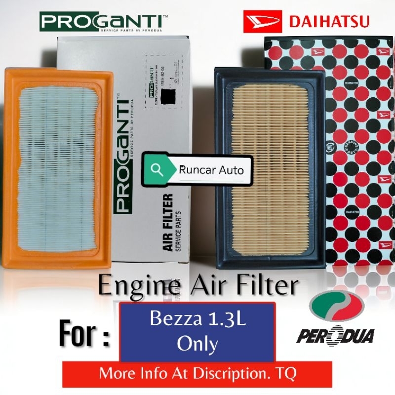 [ PERODUA ] Engine Air Filter • BEZZA 1.3L ONLY • 17801-BZ130 / 17801 ...