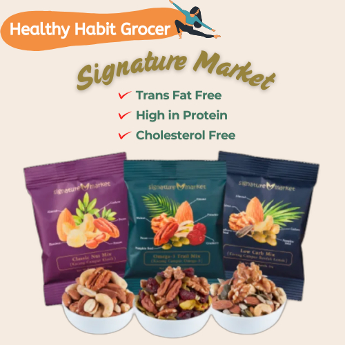 SIGNATURE MARKET Mixed Nuts Mini Packets (25g) | Classic Nut Mix ...