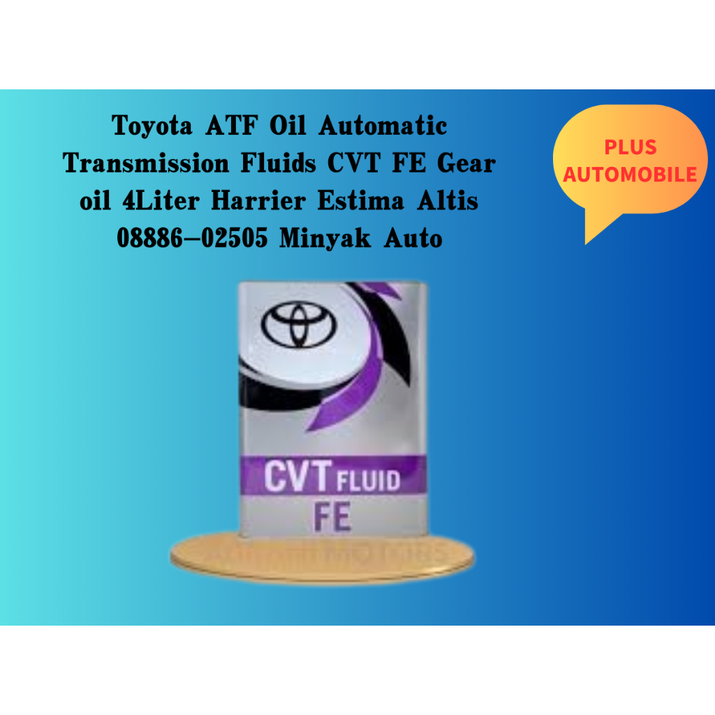 Toyota ATF Oil Automatic Transmission Fluids CVT FE Gear oil 4Liter ...