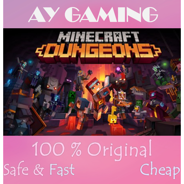 Minecraft Dungeons (PC Steam / Window Microsoft Original Game) | Shopee ...