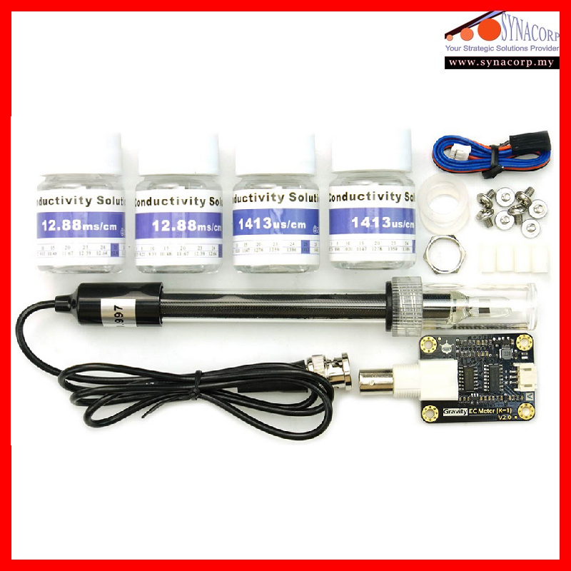 [DFRobot] Gravity: Analog Electrical Conductivity EC Sensor / Meter For Arduino | Shopee Malaysia