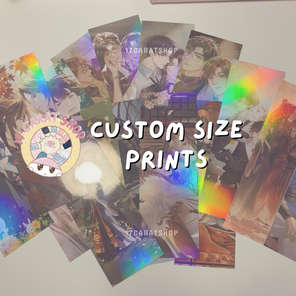 [Print-Own-Design] CUSTOM PRINTS Ticket Printing [CHAT BEFORE PURCHASE ...