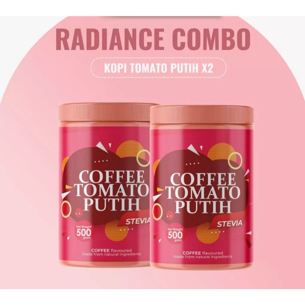 KOPI TOMATO PUTIH - 2X BALANG 500G - MINUMAN KESIHATAN UNTUK KULIT ...