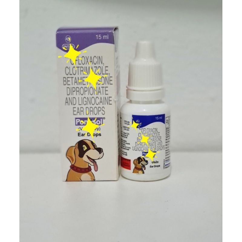 Pomisol Ear drops Medication for Dog and Cats( exp 6/2026)Ubat telinga ...