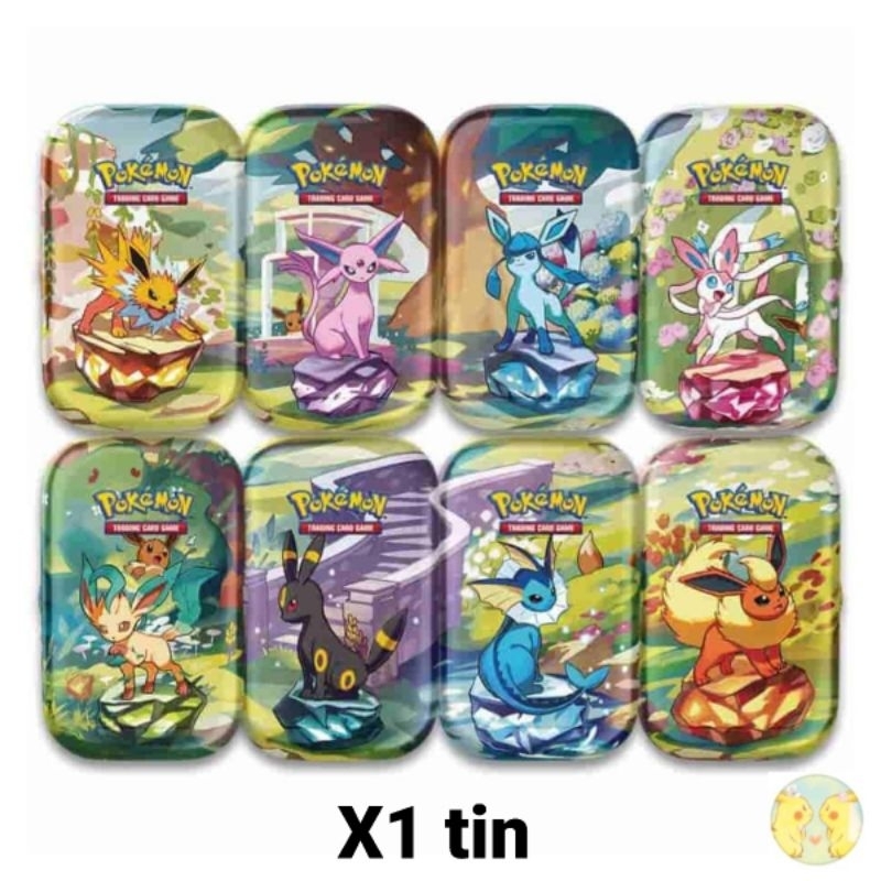 (Live Rip) Pokemon card tcg: SV8.5 Prismatic evolution tin X1 sylveon ...