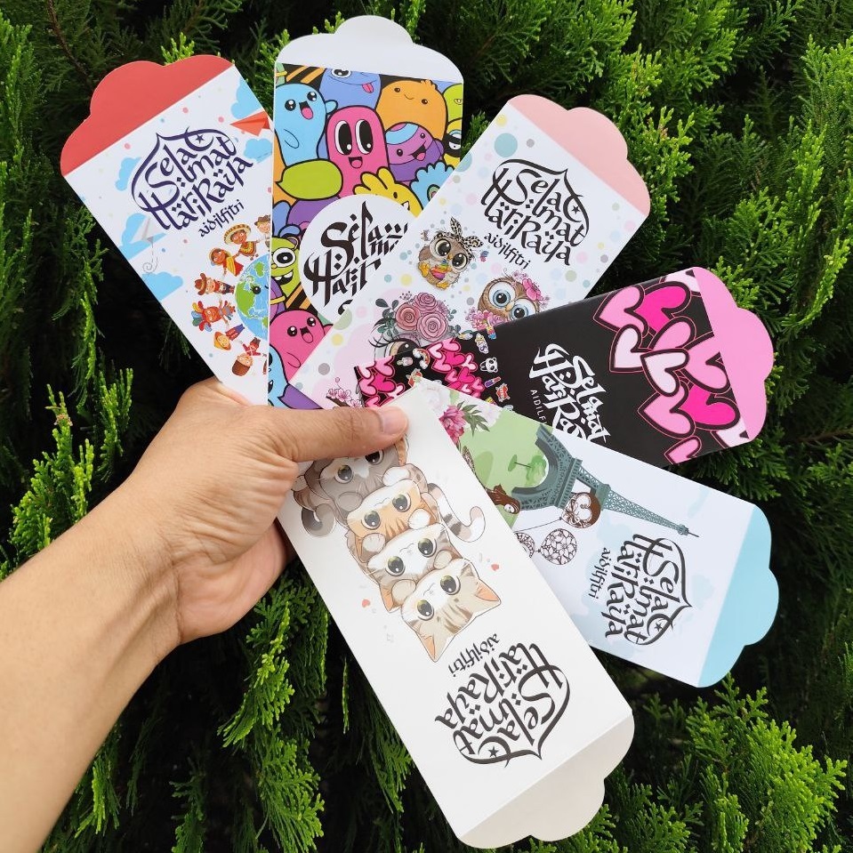 [ KARTUN ] Sampul Raya Cantik 2025 ANGPAO MONEY PACKET SAMPUL DUIT RAYA ...