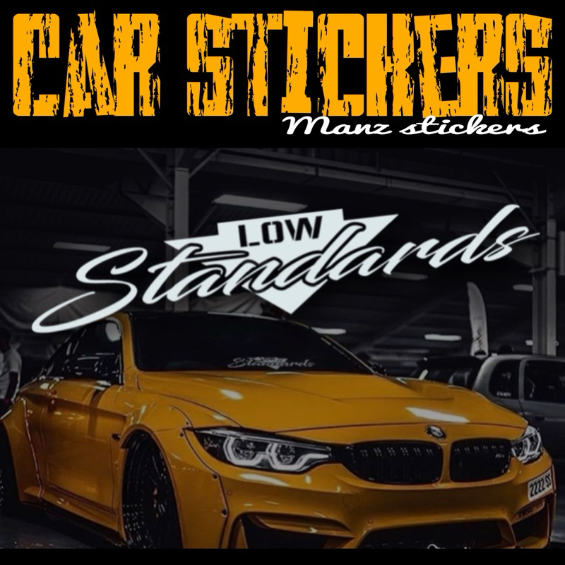 LOW STANDARDS D2 / CAR STICKER | Shopee Malaysia