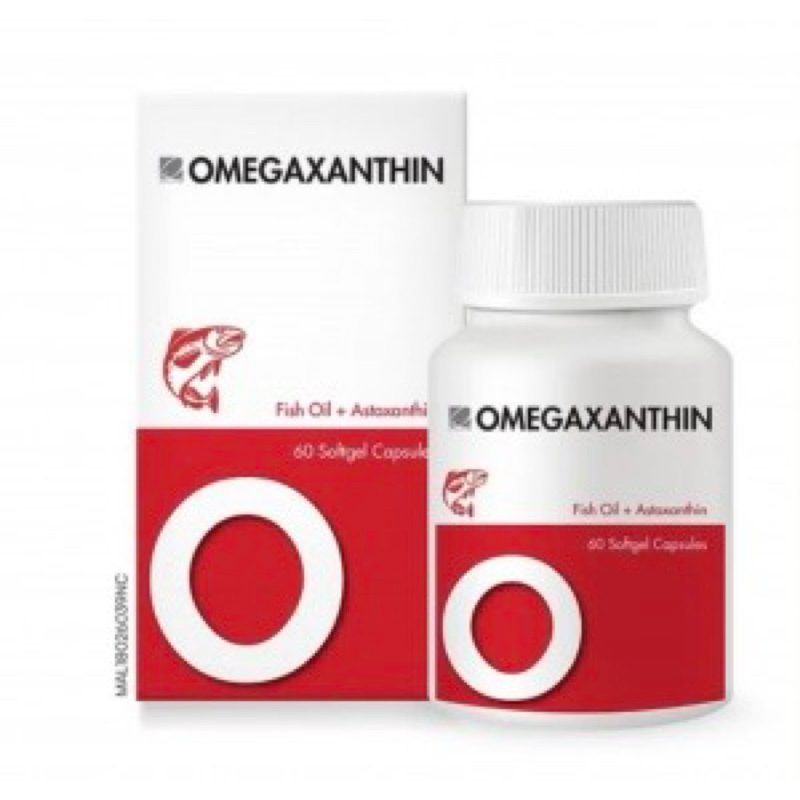 Omegaxanthin EPA 500, DHA 200 + Astaxanthin 2mg (60 Softgels) | Shopee ...