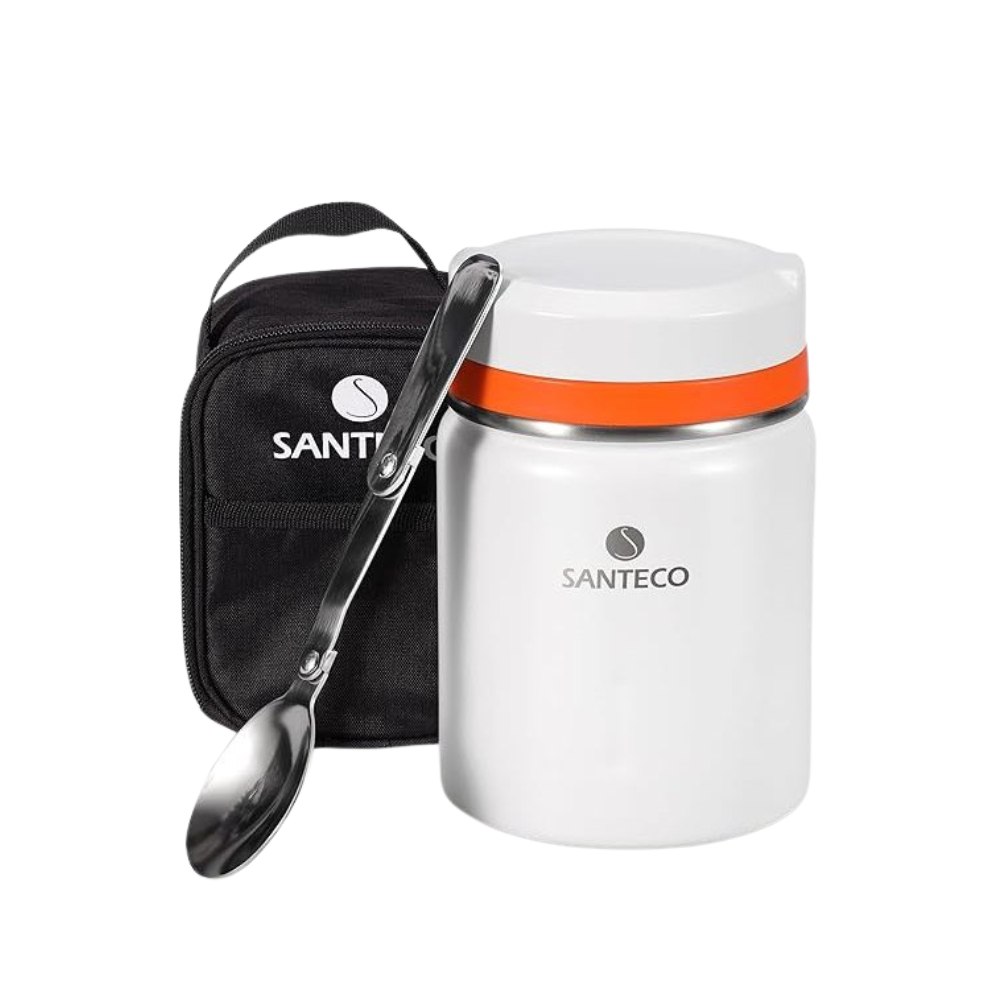 [SANTECO.os] KOGE STAINLESS STEEL FOOD JAR WITH BAG 500ML | Shopee Malaysia