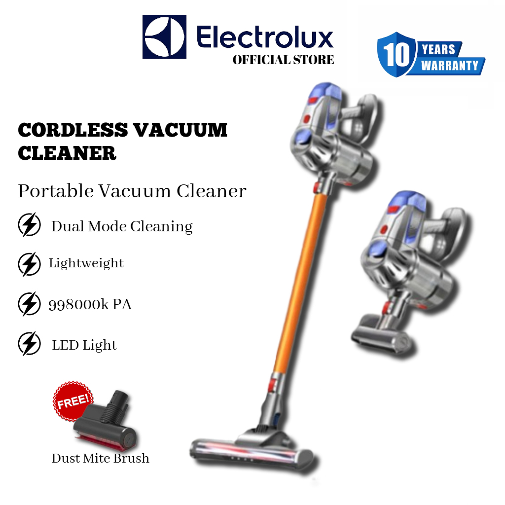 ELECTROLUX Cordless Vacuum Cleaner Portable Handheld Vacuum Cleaner ...