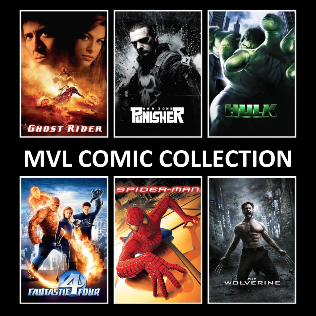 MARVEL COMIC MOVIE COLLECTION | PENDRIVE MOVIE | KOLEKSI VIDEO KANAK ...