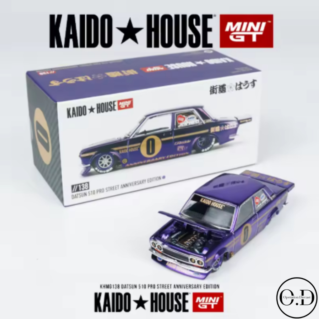 Kaido House x MINI GT Datsun 510 Pro Street Anniversary Edition ...