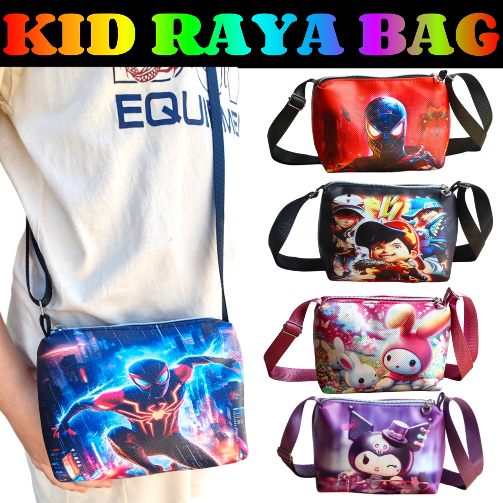 Bag Raya Budak Perempuan LELAKI Terbaru Ready Stock KID SLING BAG COMEL ...