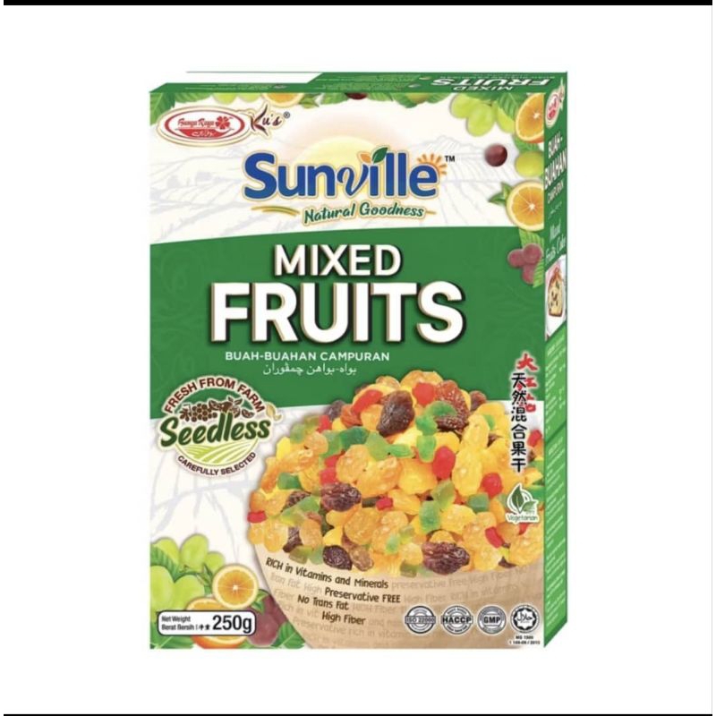 BUNGA RAYA KUS Mixed Fruits [250g] || BUNGA RAYA KUS Campuran Buah ...