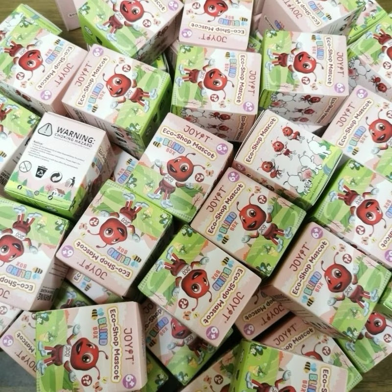 ️24 JAM POS ️Eco Shop MASCOT SEMUT MERAH SEMUT KUNING Blind Box Semut ...