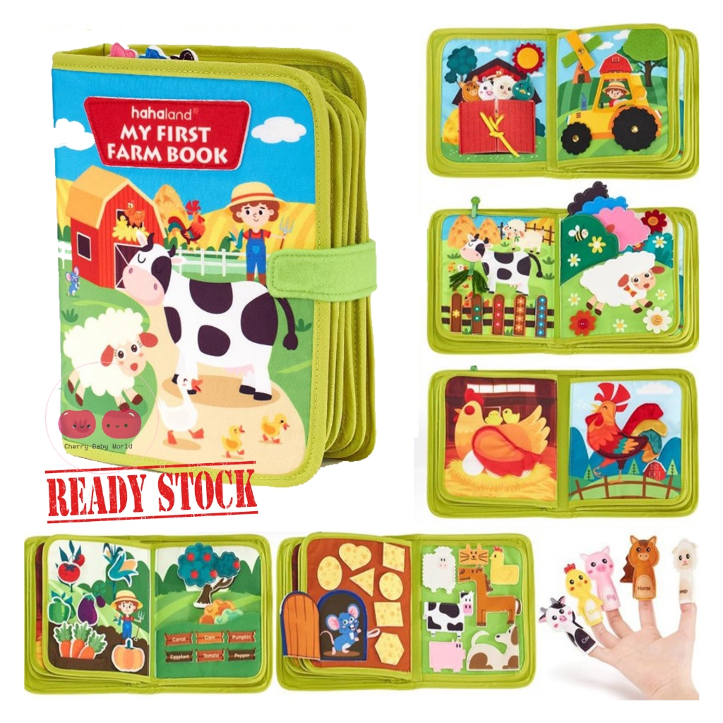 Montessori Busy Book for Toddlers Kids DIY Felt Quiet Activities Cloth ...