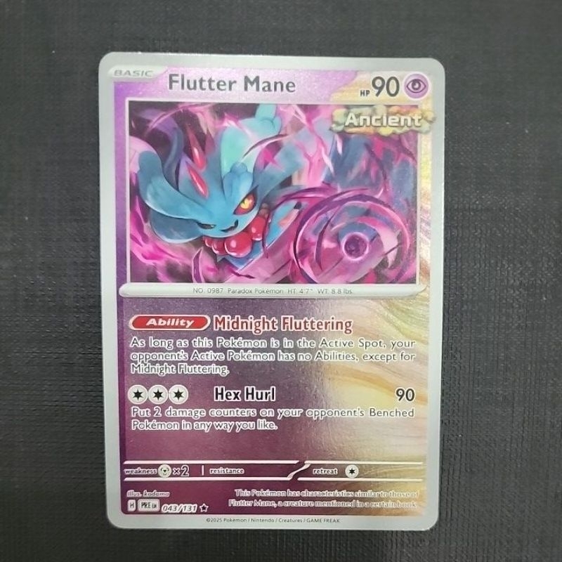 2025 Flutter Mane Card (Rare Reverse Holo) | Shopee Malaysia
