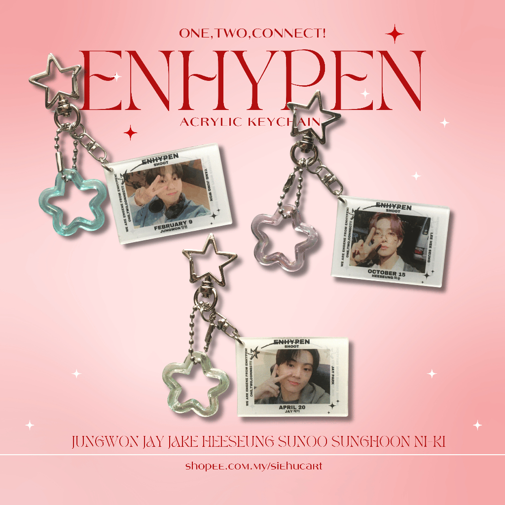 Enhypen's Acrylic Keychain | Shopee Malaysia