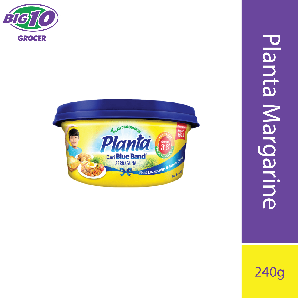 Planta Margarine Dari Blue Band 240g | Shopee Malaysia