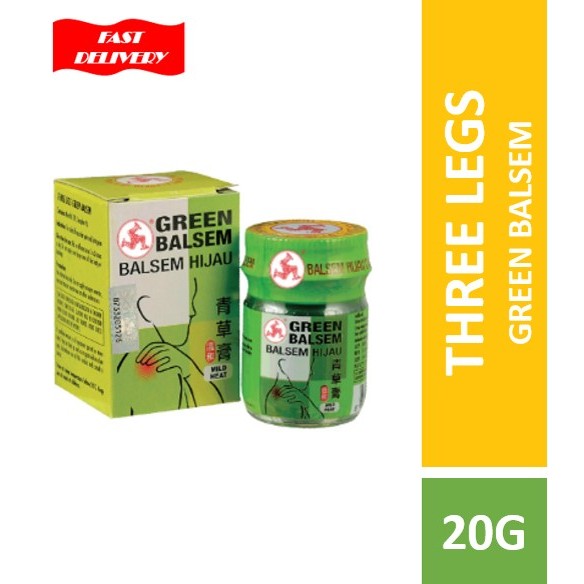 THREE LEGS GREEN BALSEM 20g ( EXP 11/2025 ) | Shopee Malaysia