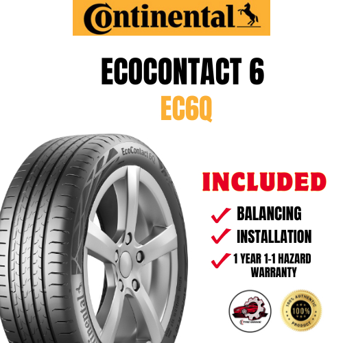 CONTINENTAL ECO CONTACT 6Q (CONTI EC6Q) | Shopee Malaysia